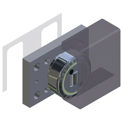 Fixing Element Rectangular BR---.1100 | Rollco